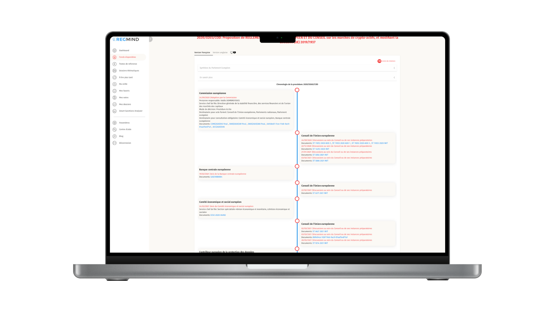 Présentation - RegMind